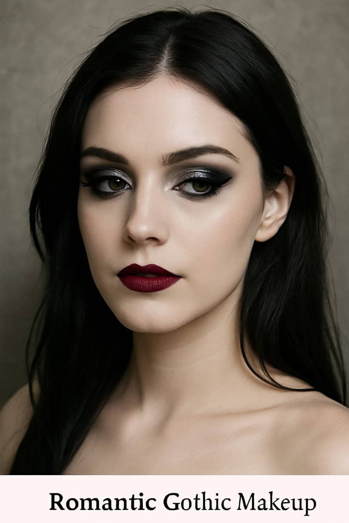 How To Do Gothic Makeup Looks: 7 Simple Goth Makeup Looks - Treasurehouse of Makeup