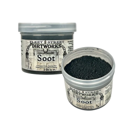 Fleet Street Dirtyworks Powder - Soot 2 oz for SFX & Cosplay